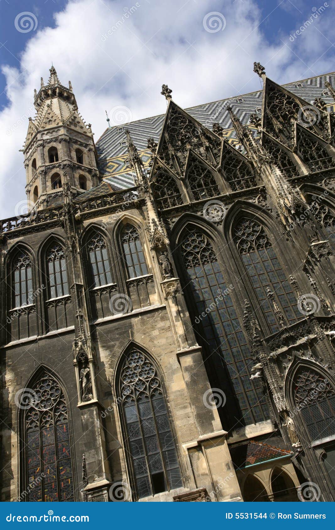 St. Stephens Cathedral in Vienna Stock Photo - Image of destination ...