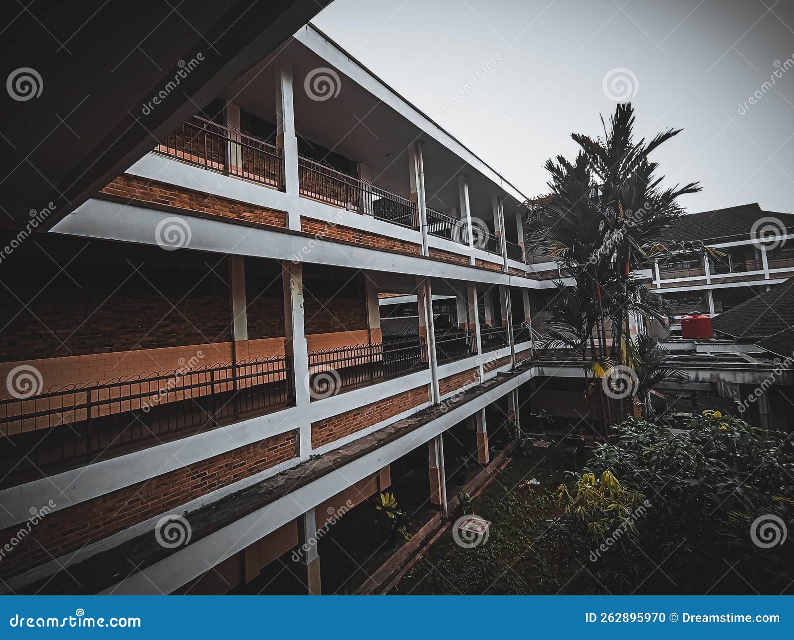 St Thomas Catholic University Campus Building Stock Photo - Image of ...