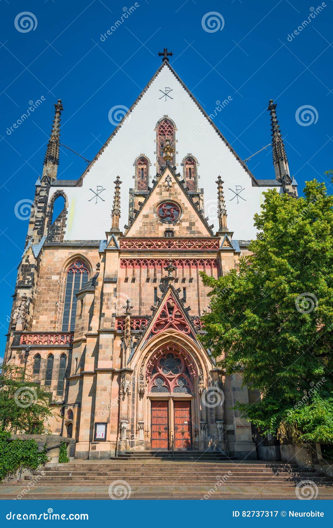 St. Thomas Church in Leipzig, Germany Stock Image - Image of church ...