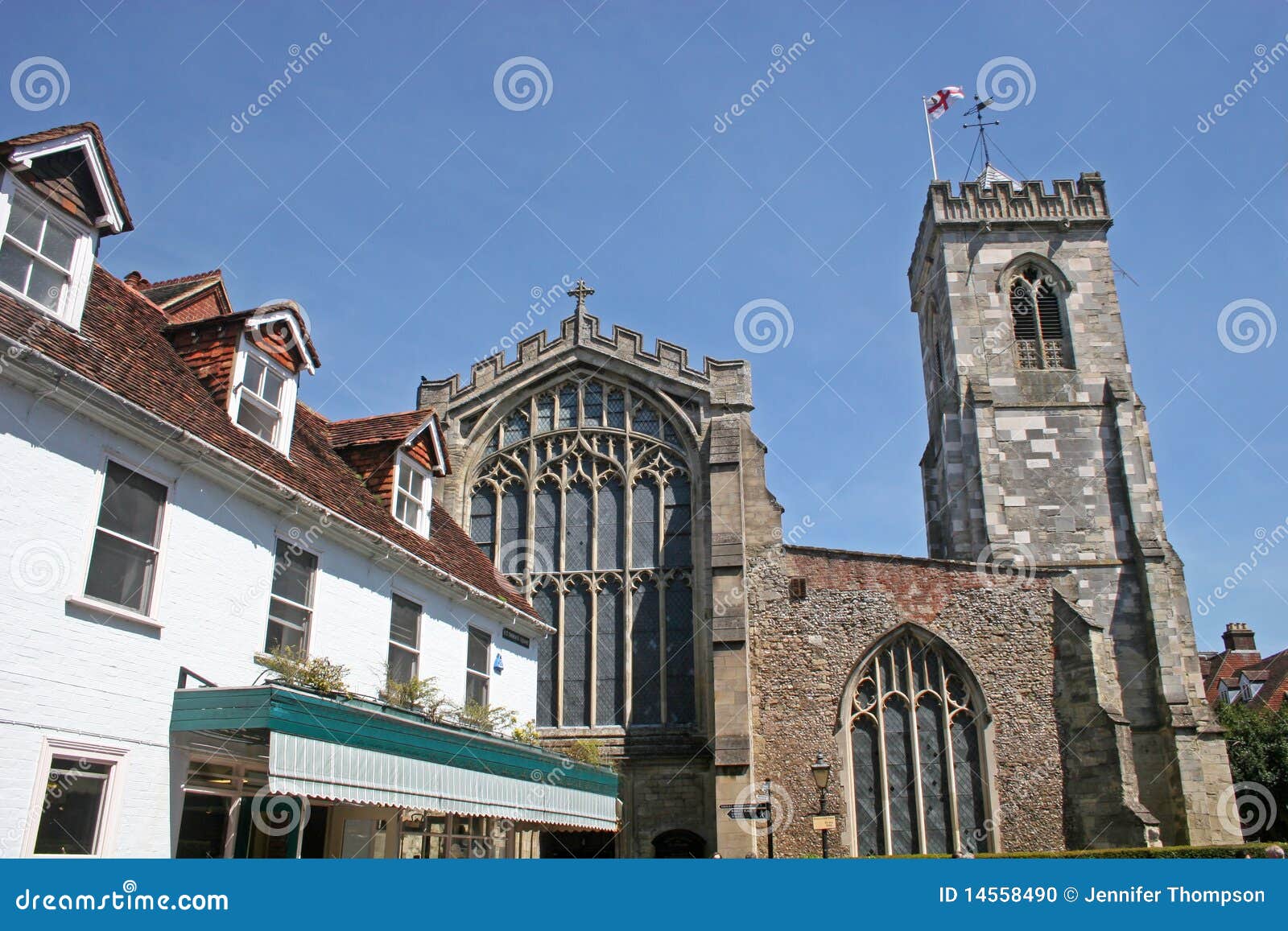 St Thomas Church, Salisbury Stock Photo - Image of saint, architecture ...