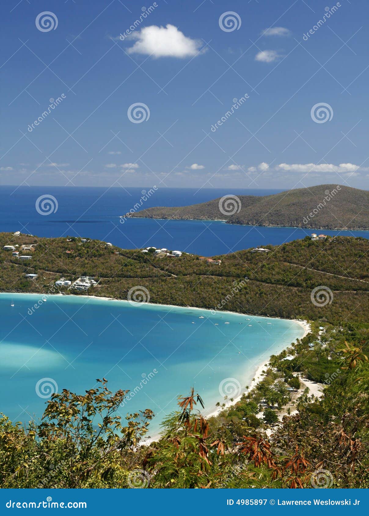 St. Thomas - Magen s Bay stock image. Image of crystal - 4985897