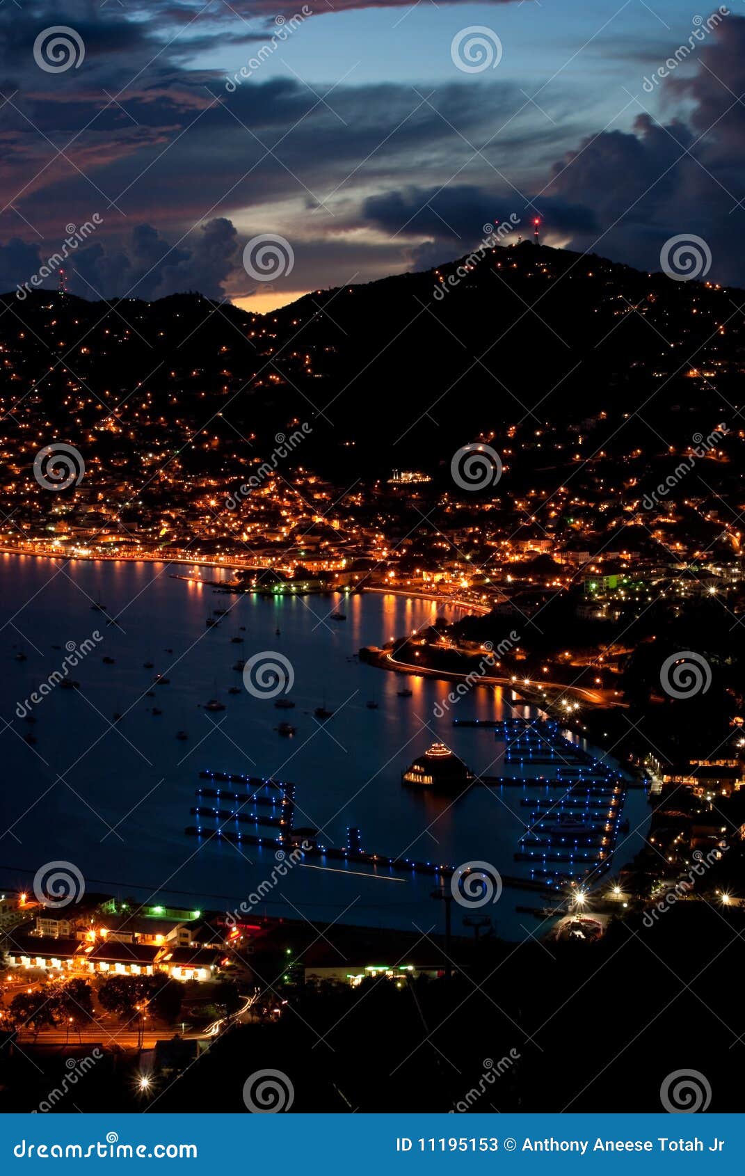 St Thomas - Sunset stock image. Image of marina, nature - 11195153
