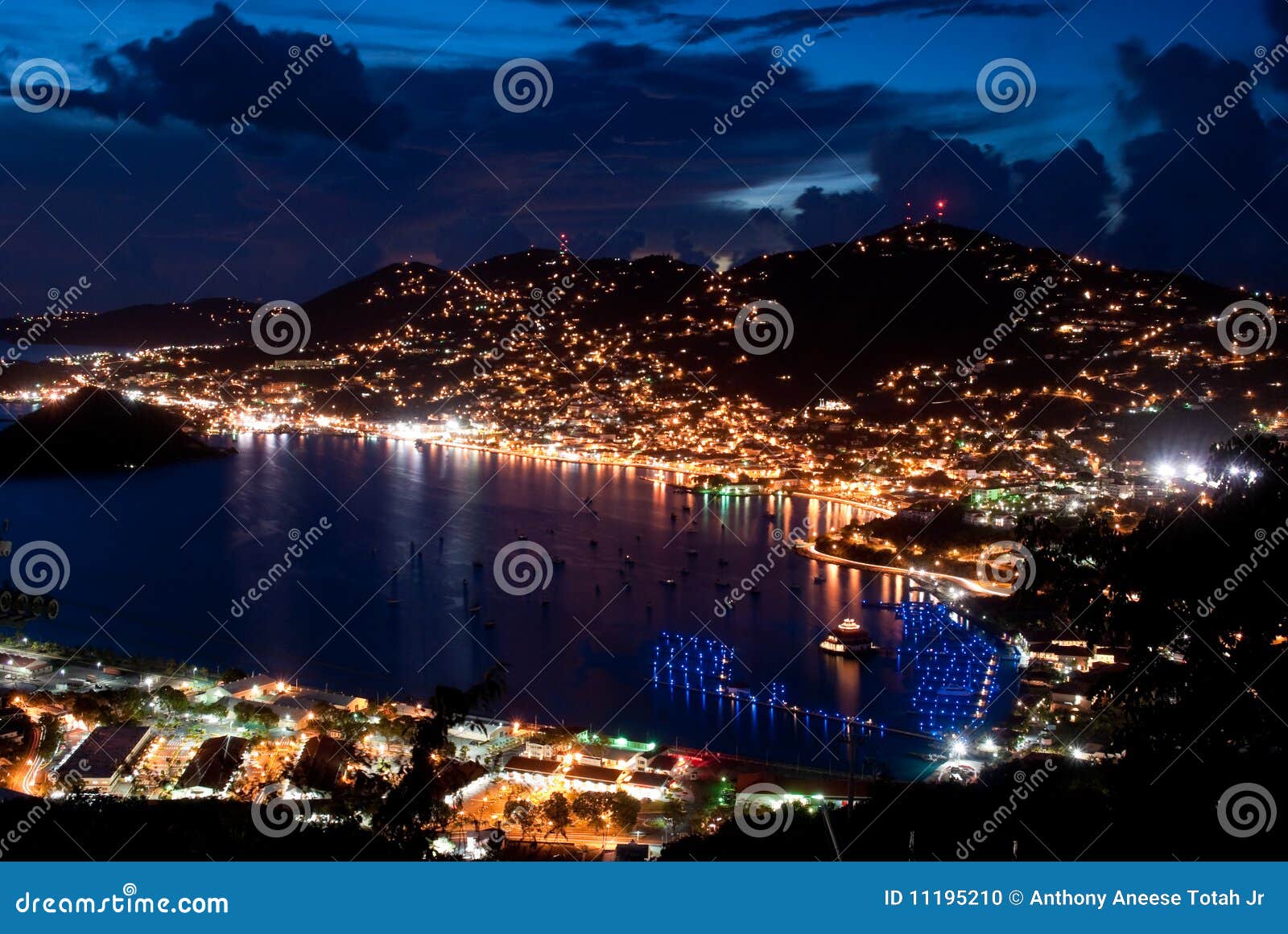 St Thomas - Sunset stock photo. Image of coast, ocean - 11195210