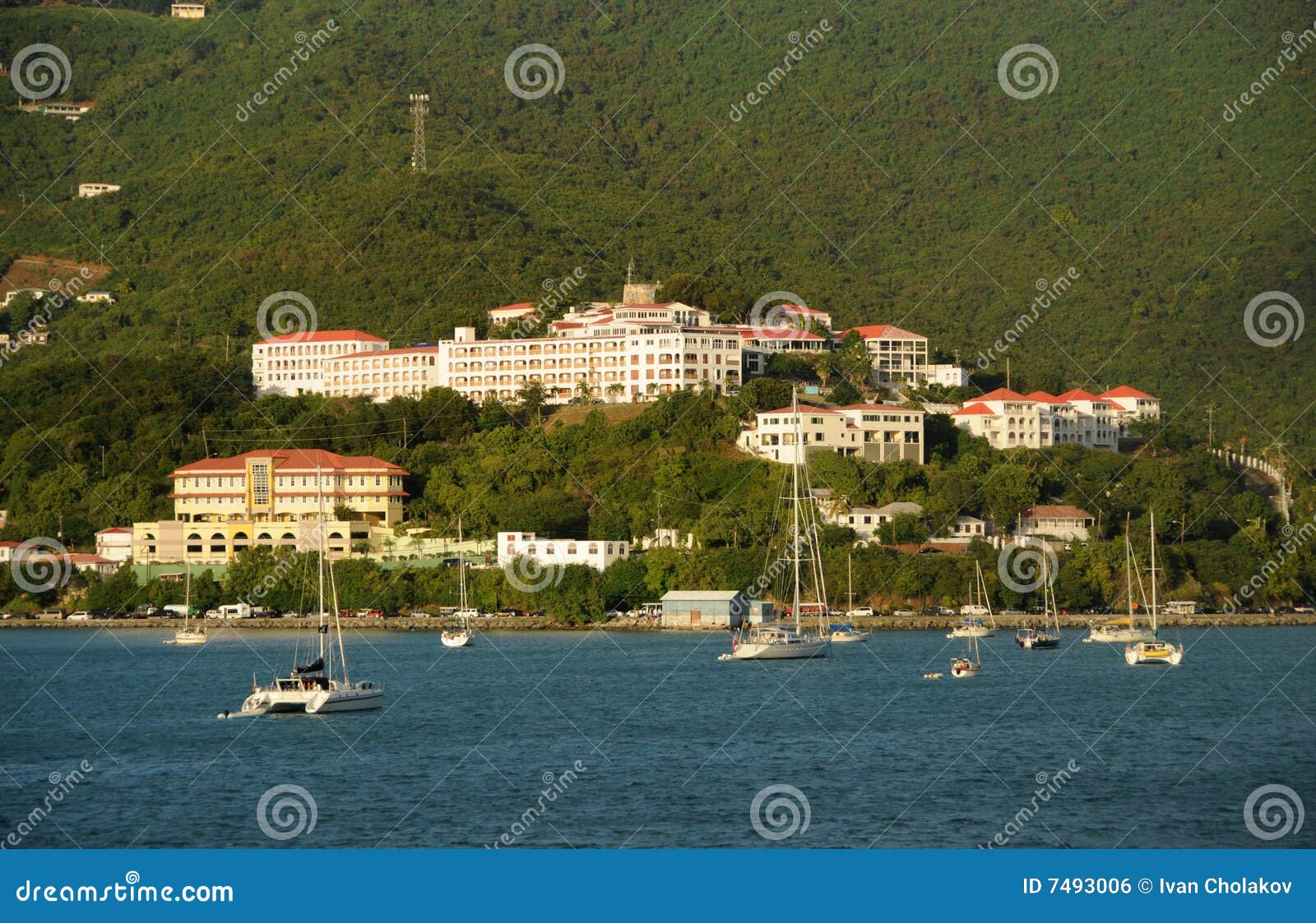 St Thomas, USVI stock photo. Image of building, destination - 7493006