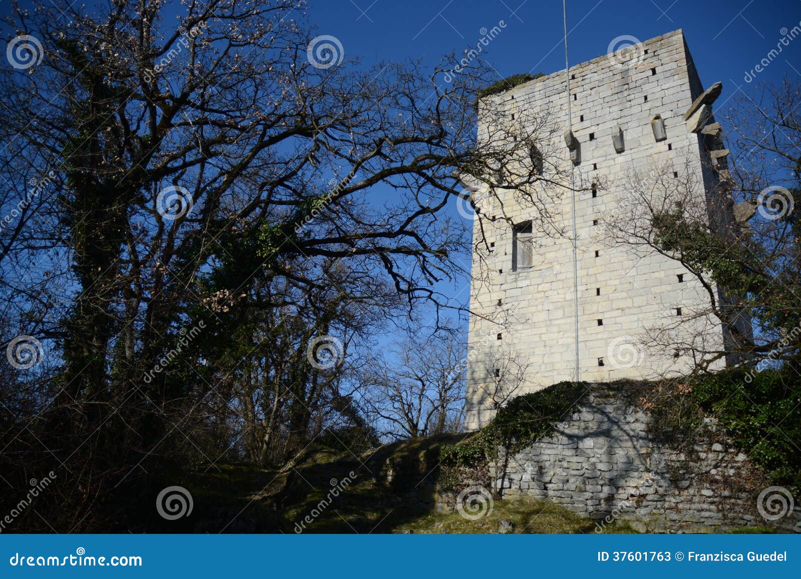 St. Triphon Castle Ruin stock image. Image of natural - 37601763