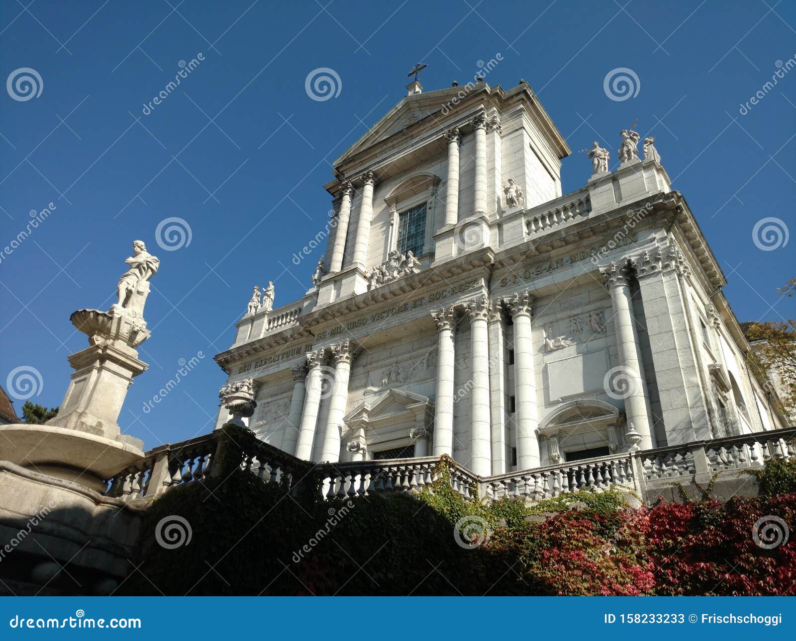 St. Ursus Cathedral in Solothurn Switzerland Stock Image - Image of ...