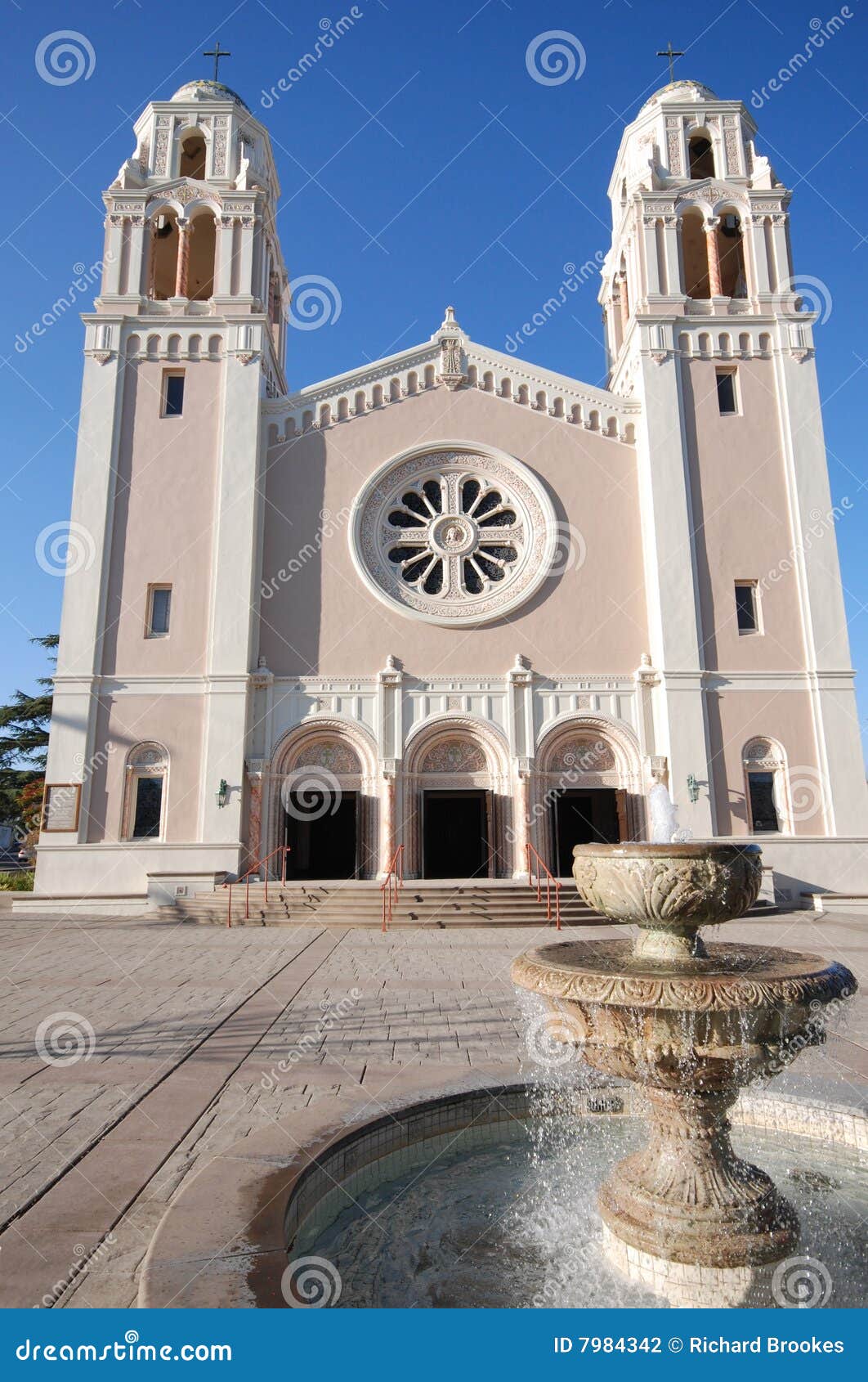St. Vincent de Paul Church stock photo. Image of plaza - 7984342