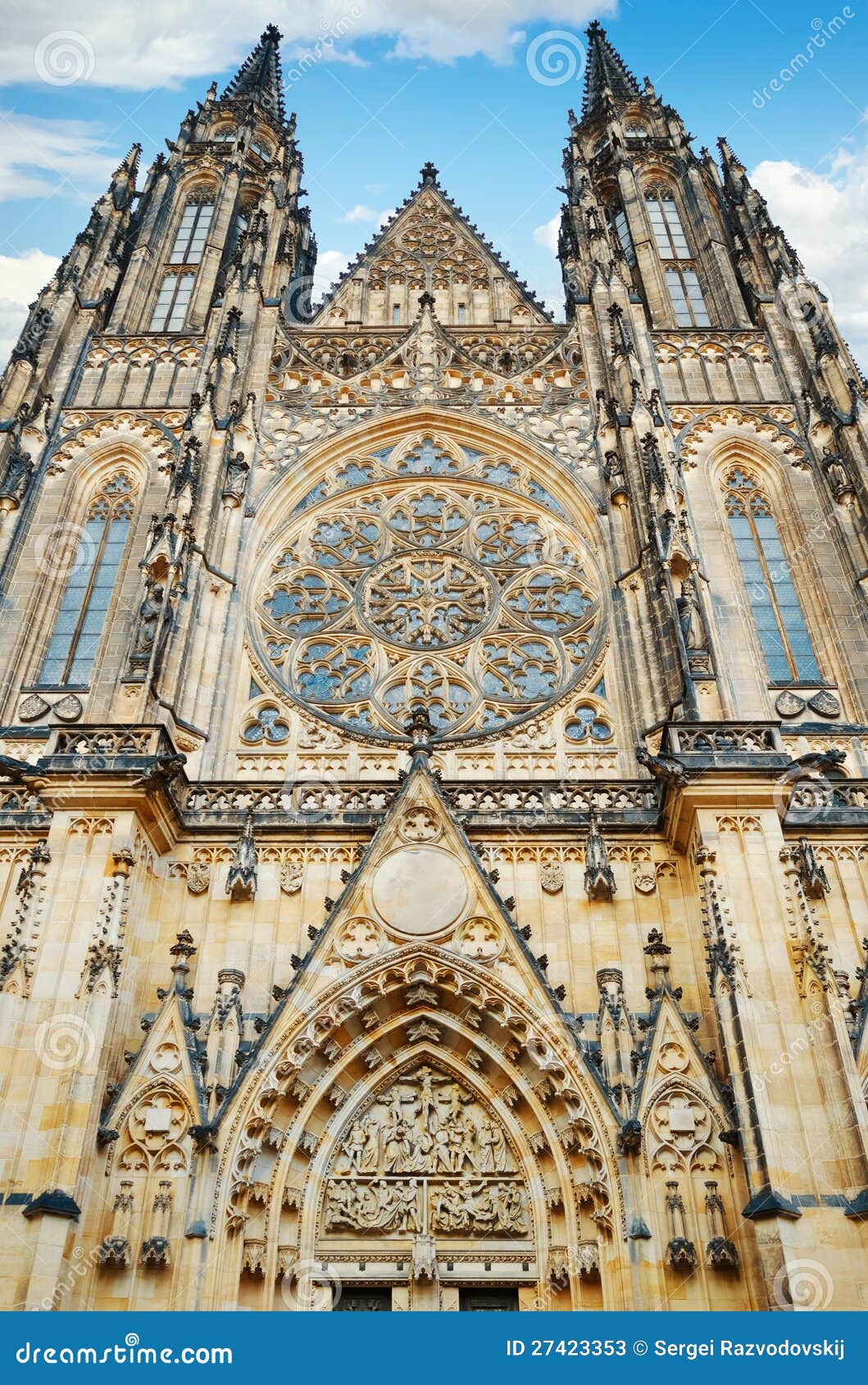 St. Vitus Cathedral stock image. Image of detail, historical - 27423353