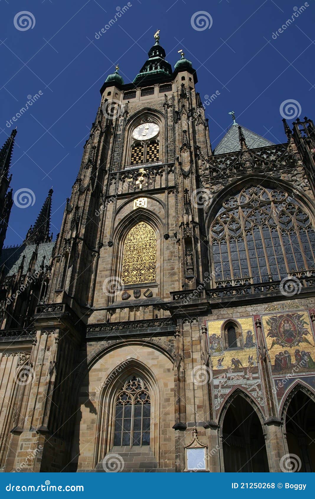 St. Vitus Kathedraal, Praag Stock Foto - Image of christen, gotisch ...