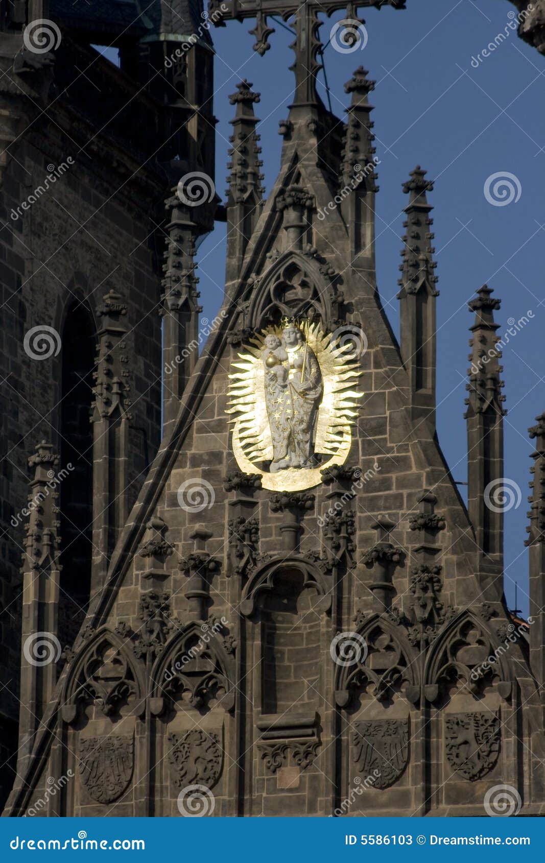 St Vitus s Cathedral stock image. Image of central, catholic - 5586103