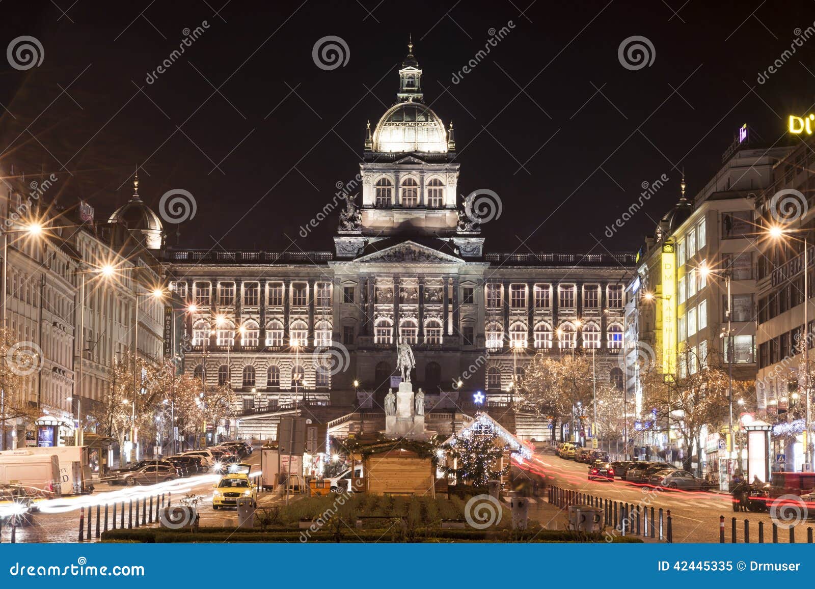 St. Wenceslas Square, Prague Editorial Image - Image of republic ...