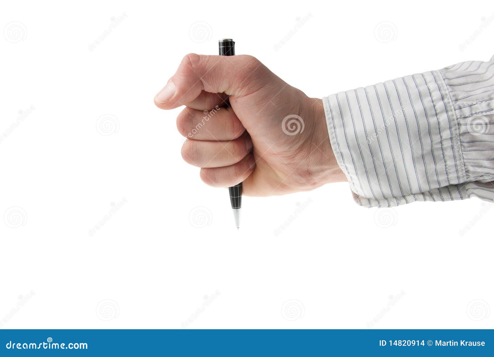 Stabbing Something With A Pen Stock Images - Image: 14820914