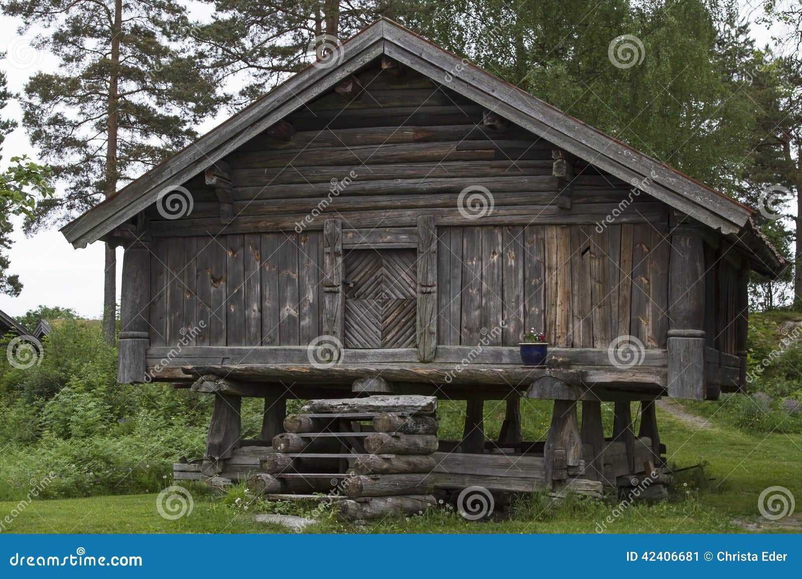 Stabbur in Telemark stock image. Image of storage, stadel - 42406681