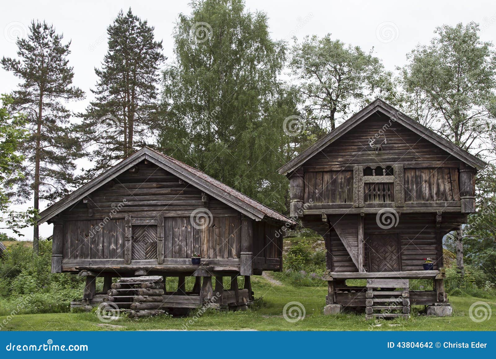 Stabbur in Telemark stock photo. Image of roof, barn - 43804642