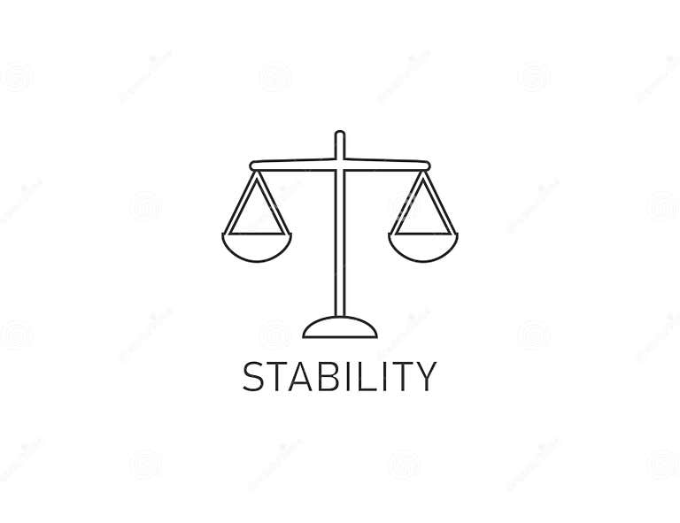 Stability, Balance, Harmony Icon. Vector Illustration. Stock ...