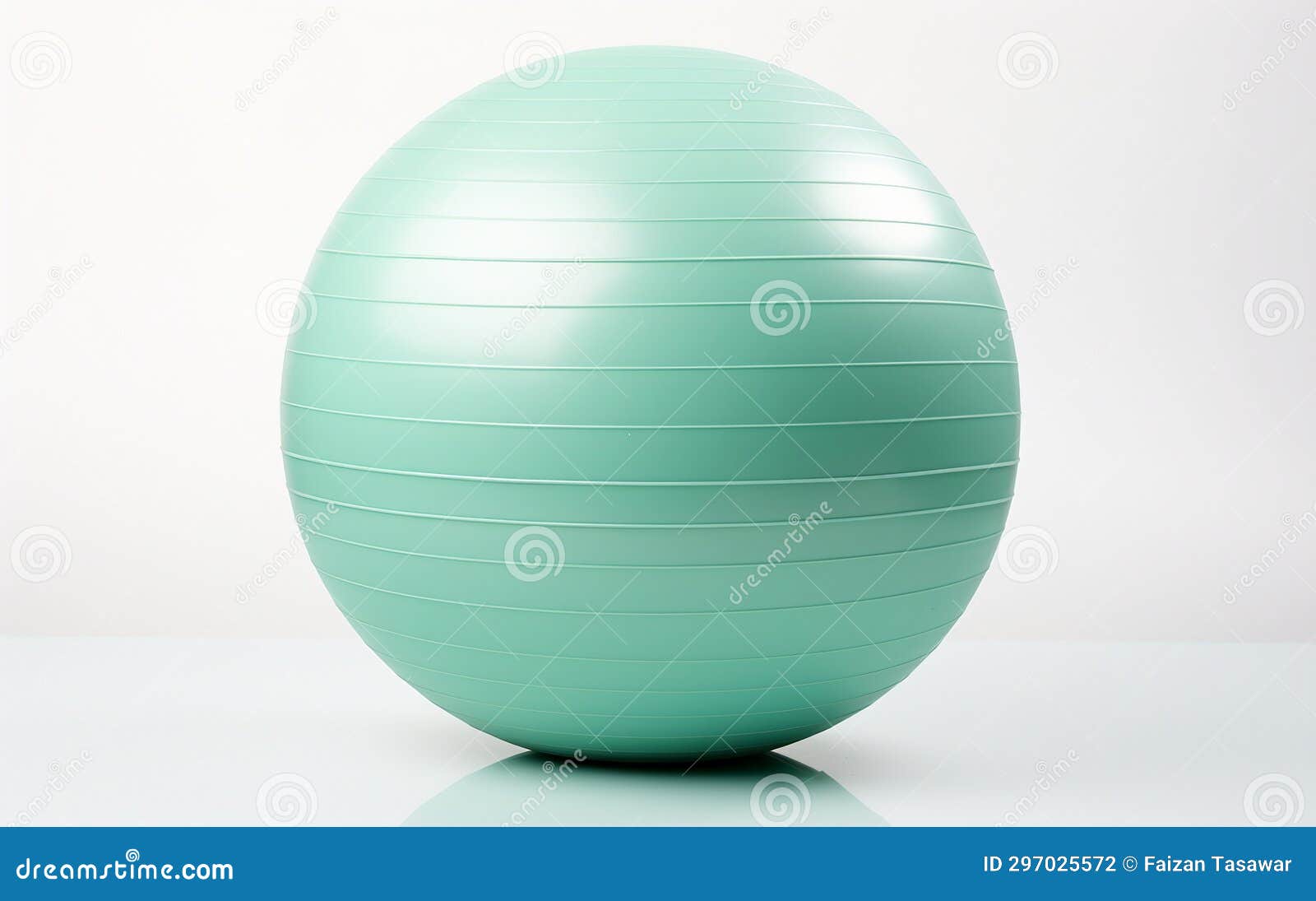 Stability Ball Isolated Background -Generative Ai Stock Illustration ...