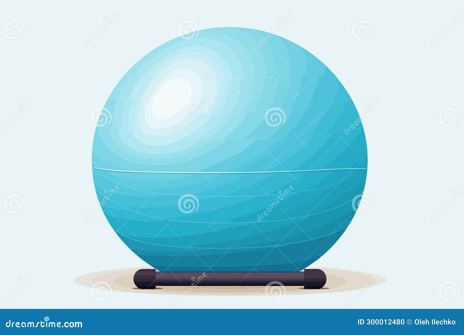 Stability Ball Isolated Vector Style Illustration Stock Vector ...
