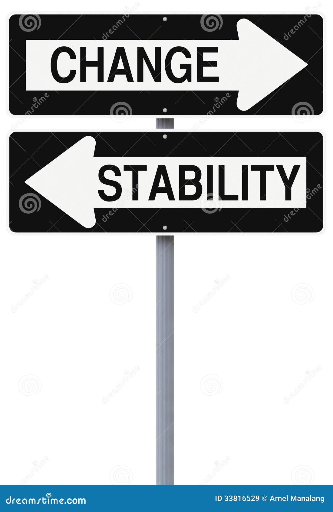 Stability or Change stock illustration. Illustration of traffic - 33816529