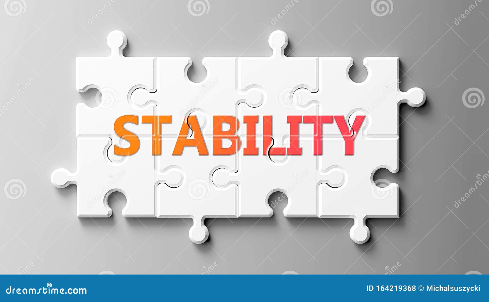 Stability Complex Like a Puzzle - Pictured As Word Stability on a ...
