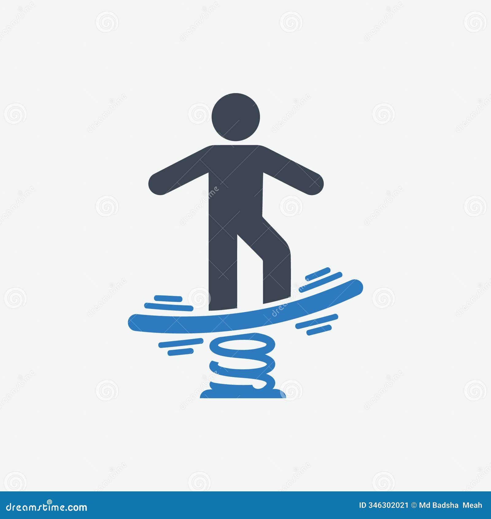 Stability exercise icon stock illustration. Illustration of symbol ...