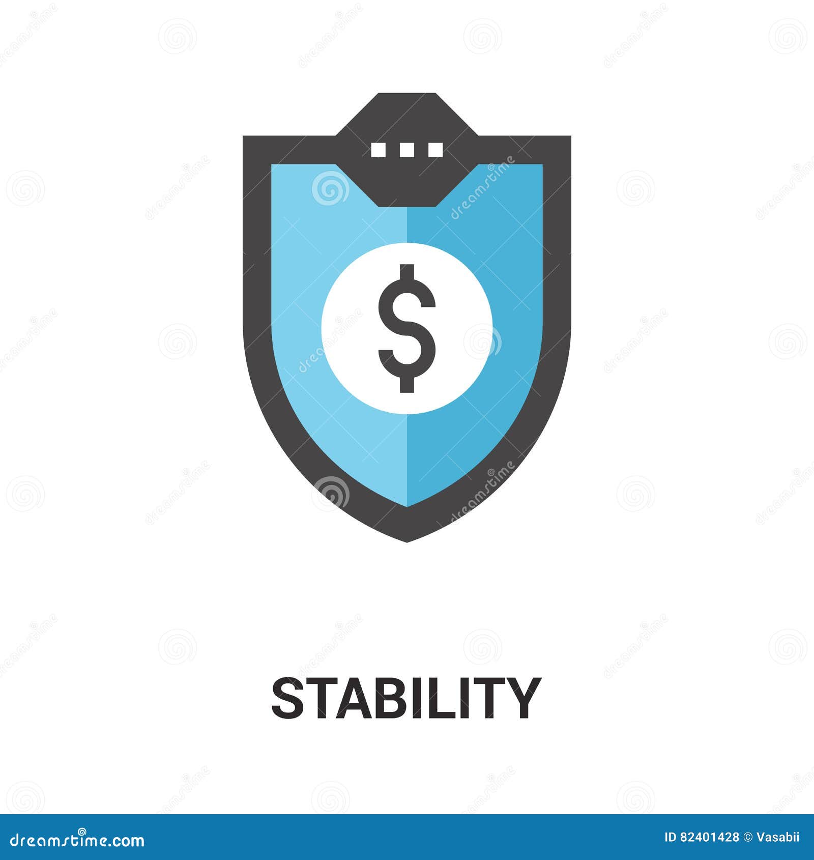 Stability icon concept stock vector. Illustration of finance - 82401428