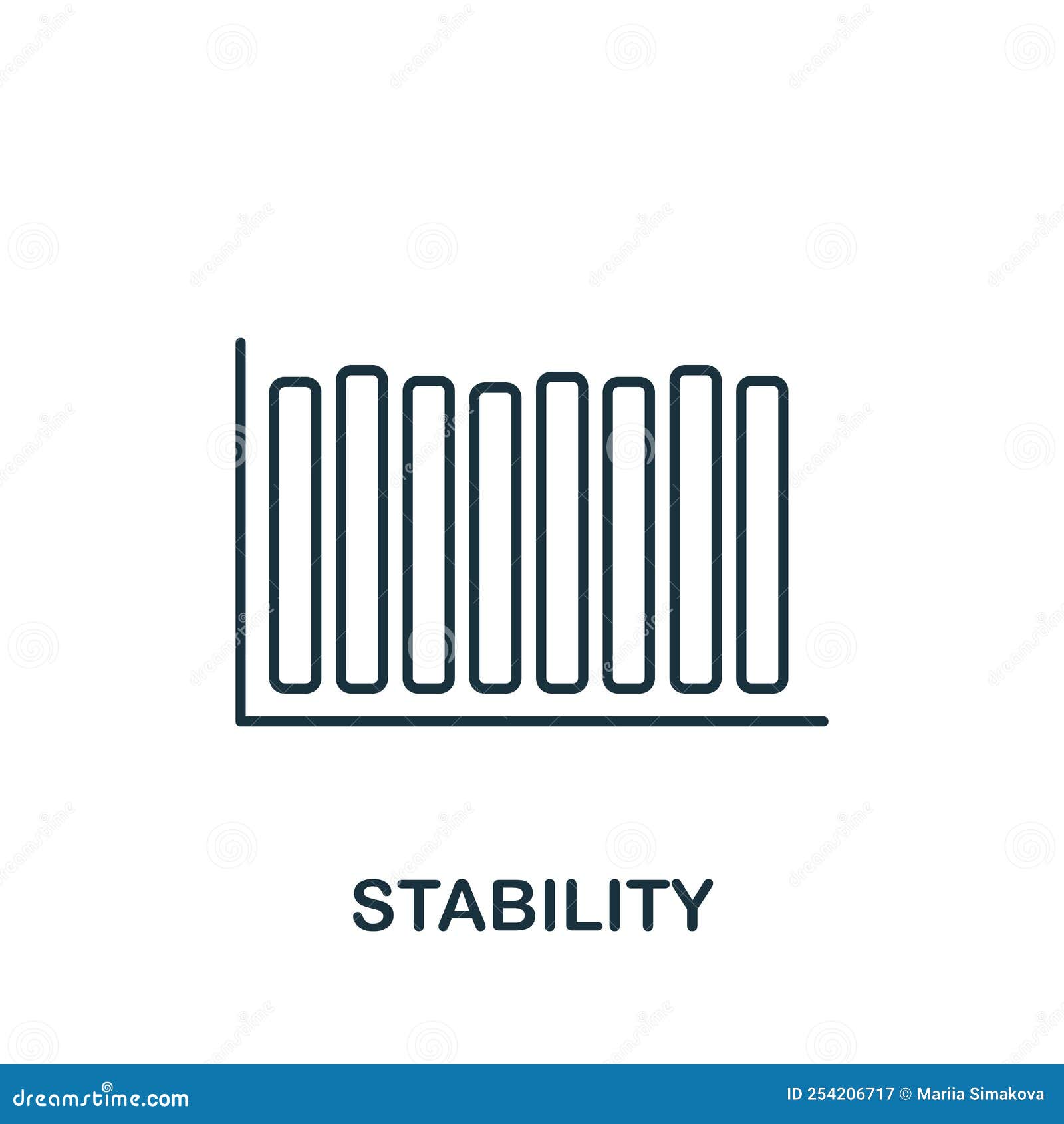Stability Icon. Line Simple Icon for Templates, Web Design and ...