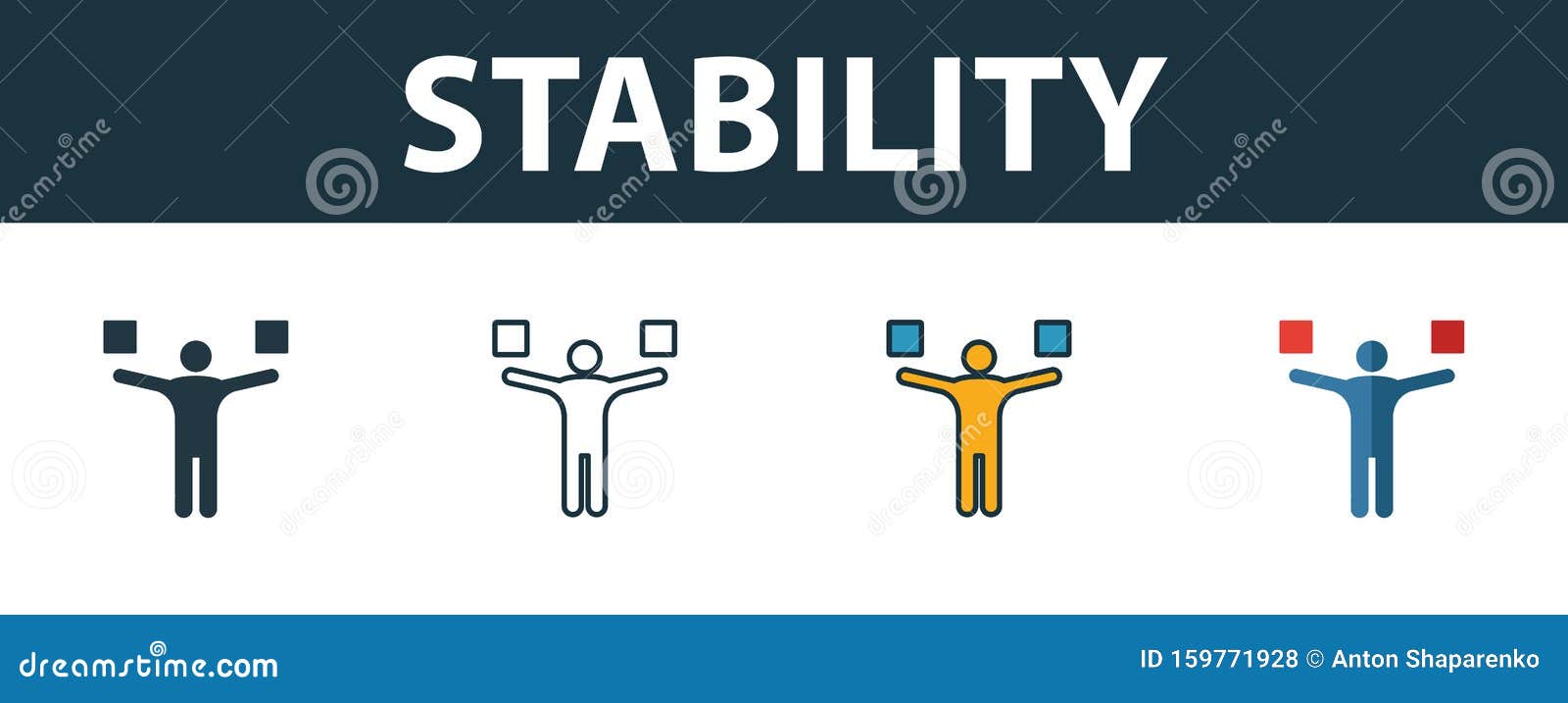 Stability Icon Set. Premium Symbol in Different Styles from ...