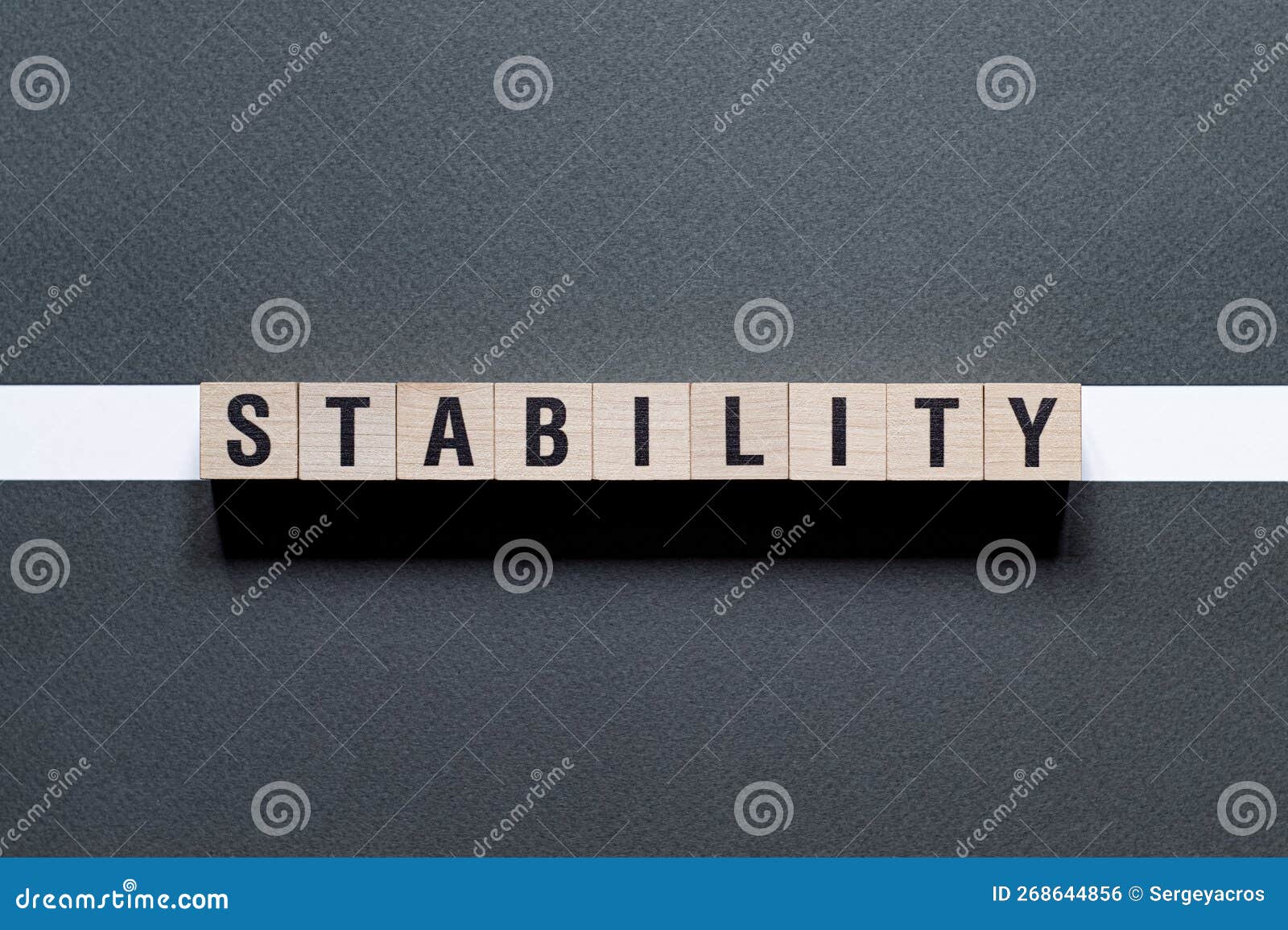Stability - Word Concept on Cubes Stock Photo - Image of protection ...