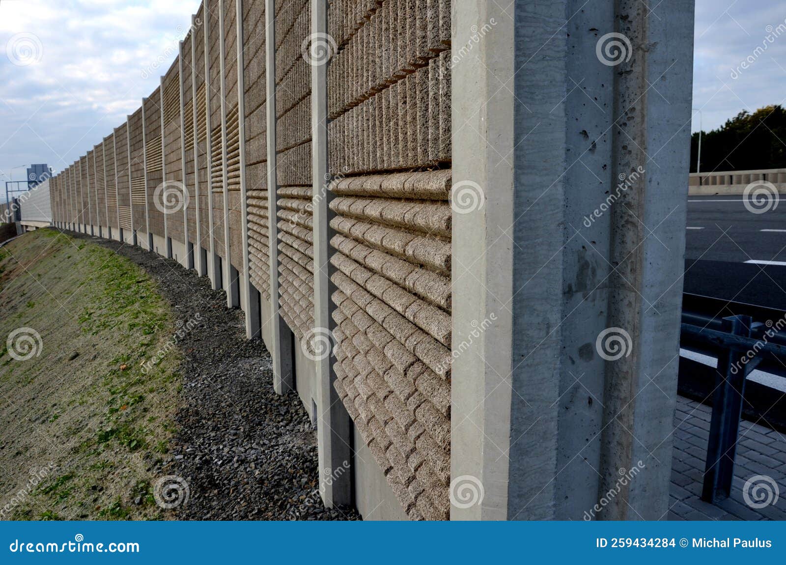 Stabilization of Slopes by Hydro Sowing. Mixture of Wood Pulp and ...