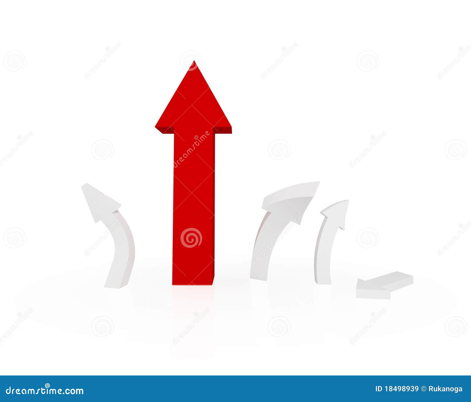 Stable growth concept. stock illustration. Illustration of arrow - 18498939