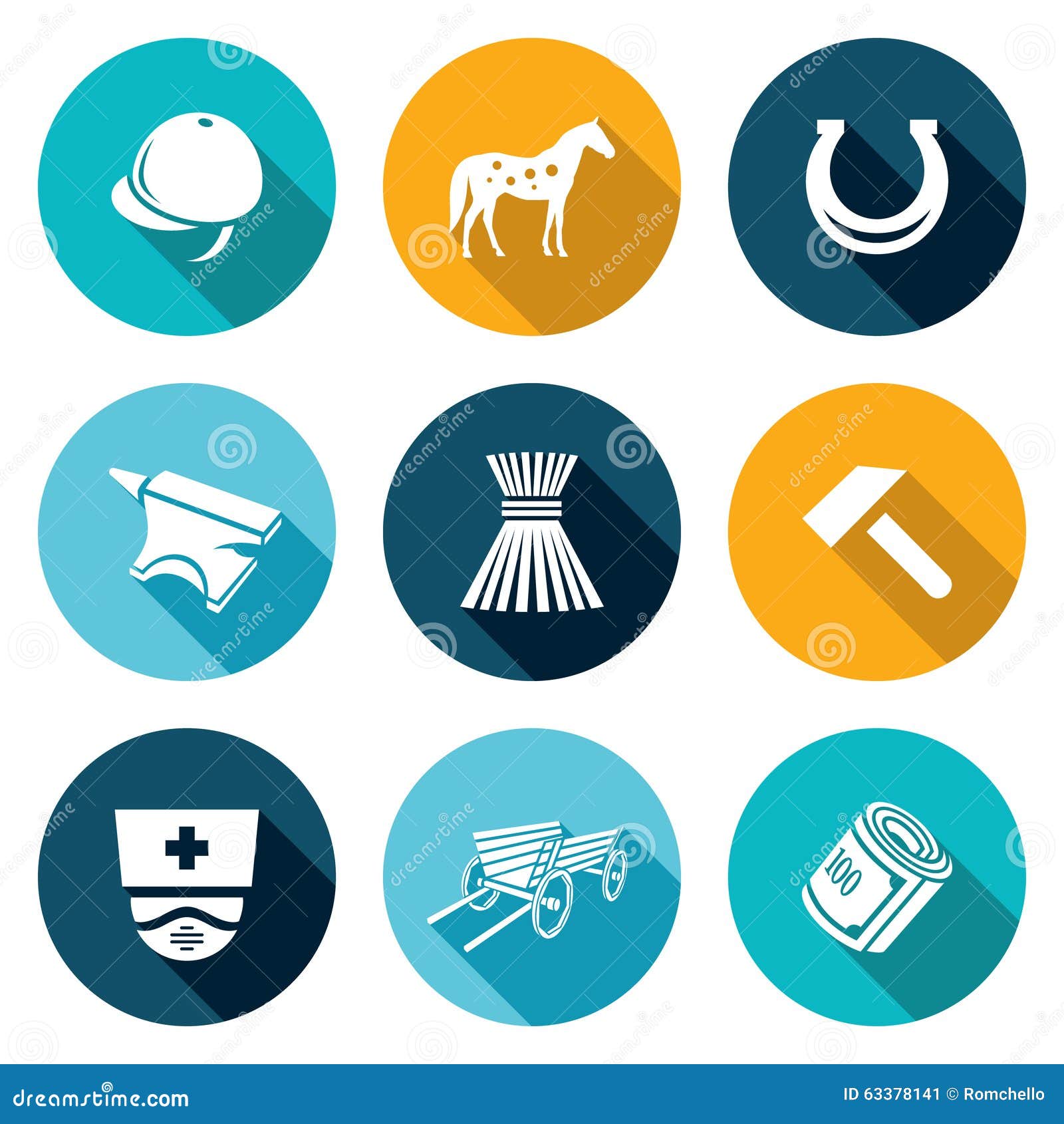 Stable Icons. Vector Illustration Royalty-Free Stock Photography ...
