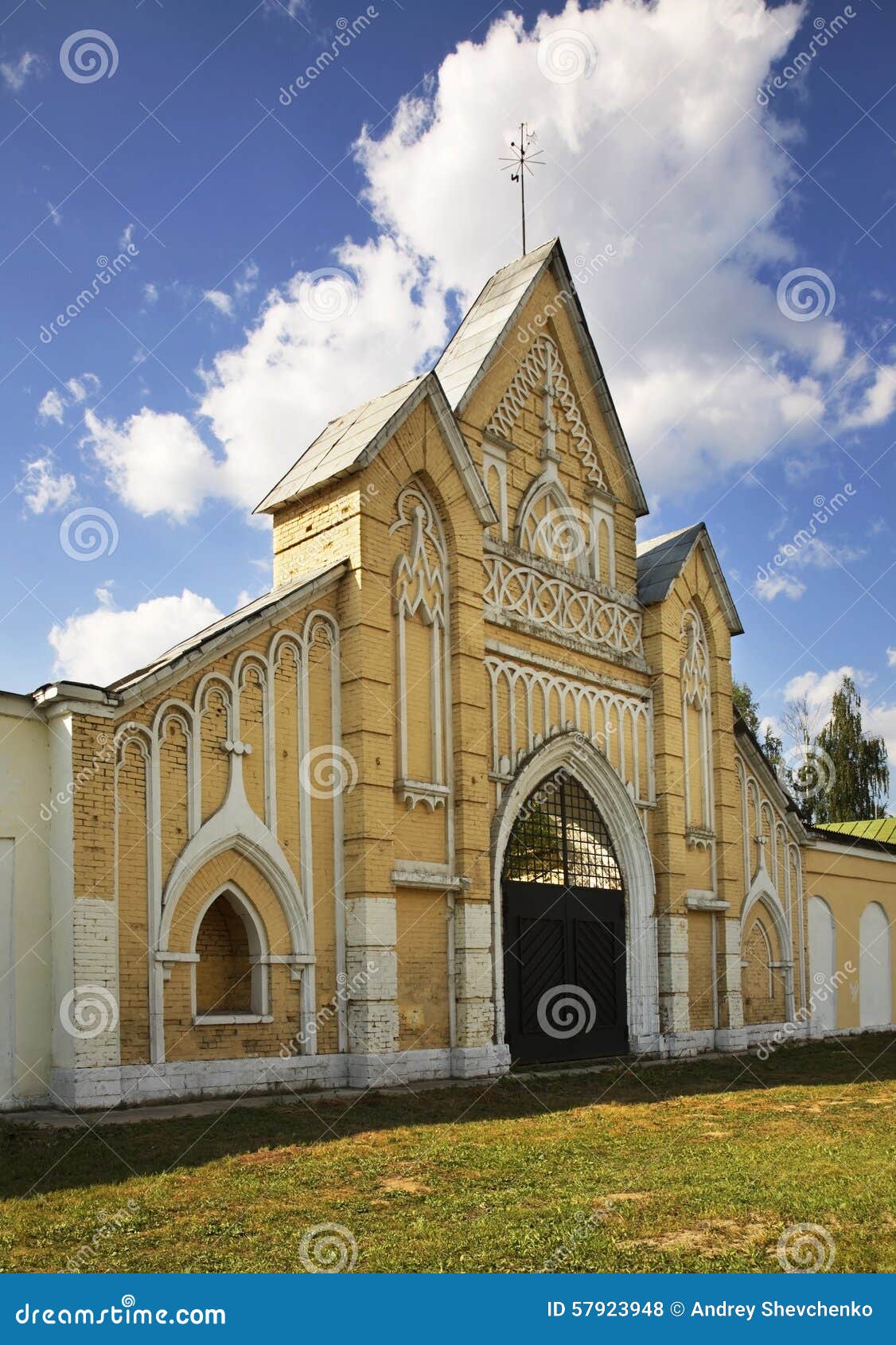 Stables. Gothic Revival Dubrovitsy Stock Photo - Image of showplace ...