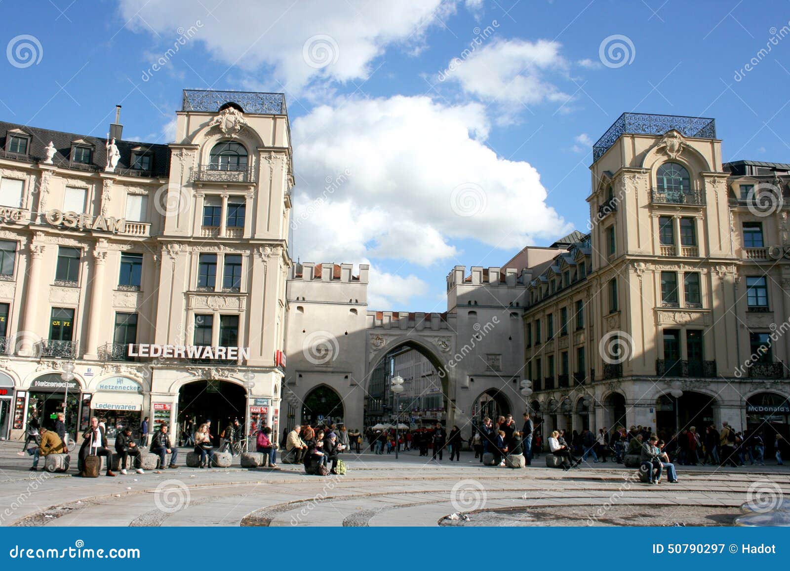 Stachus Munich Bavaria Germany Editorial Photography - Image of ...