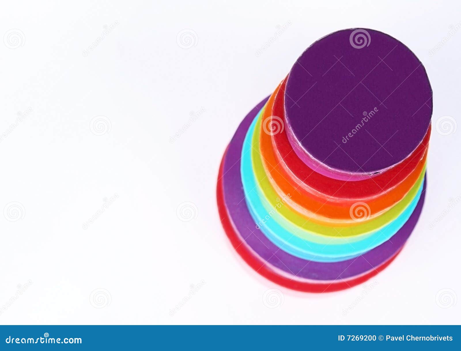 Stack of 7 Colored Boxes stock photo. Image of hanukah - 7269200