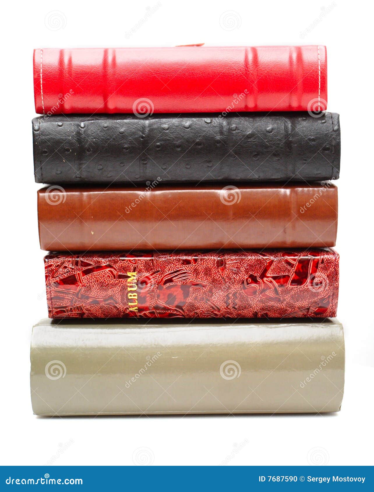 Stack of albums stock photo. Image of white, photograph - 7687590