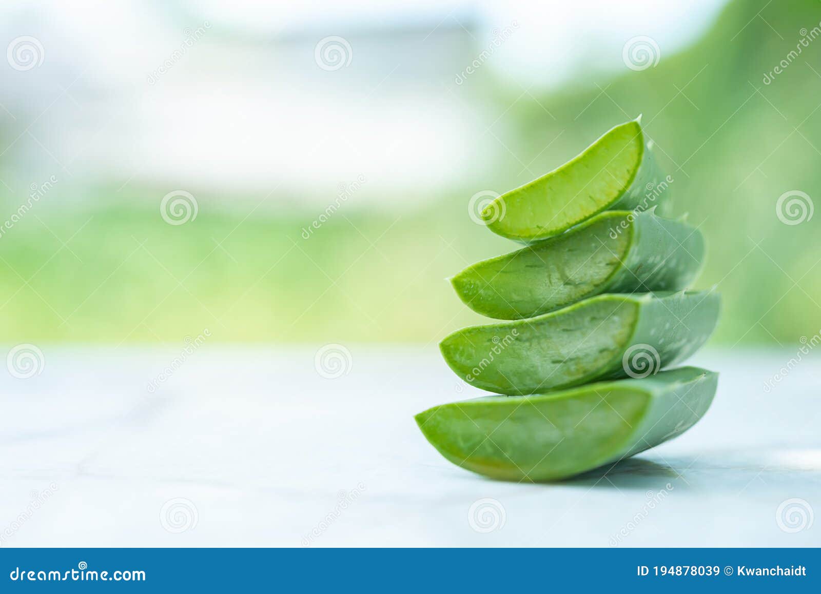 Slice Alovera Stock Photo | CartoonDealer.com #123661812