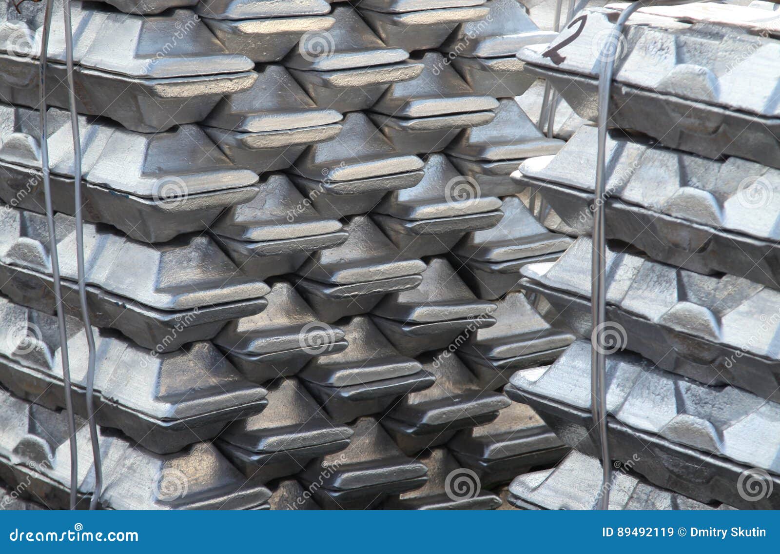 A Stack of Aluminum Casting in Stock Stock Image - Image of industry ...