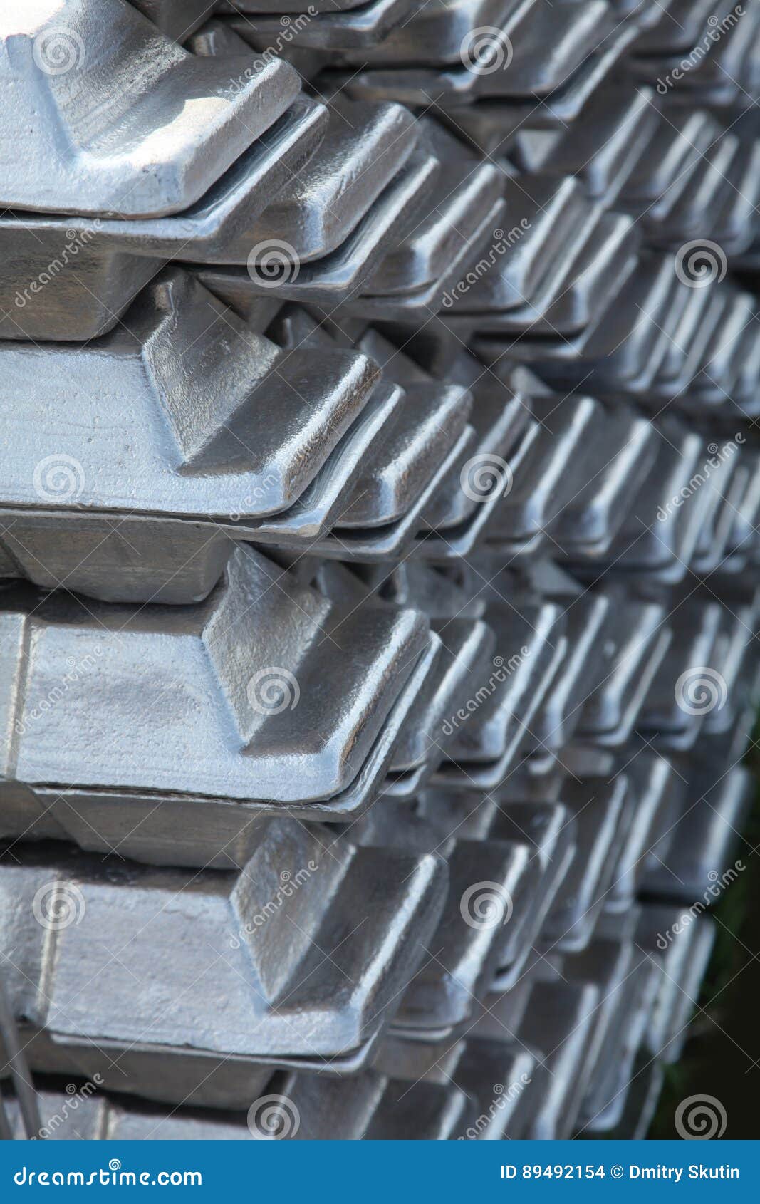 A Stack of Aluminum Casting in Stock Stock Photo - Image of ...