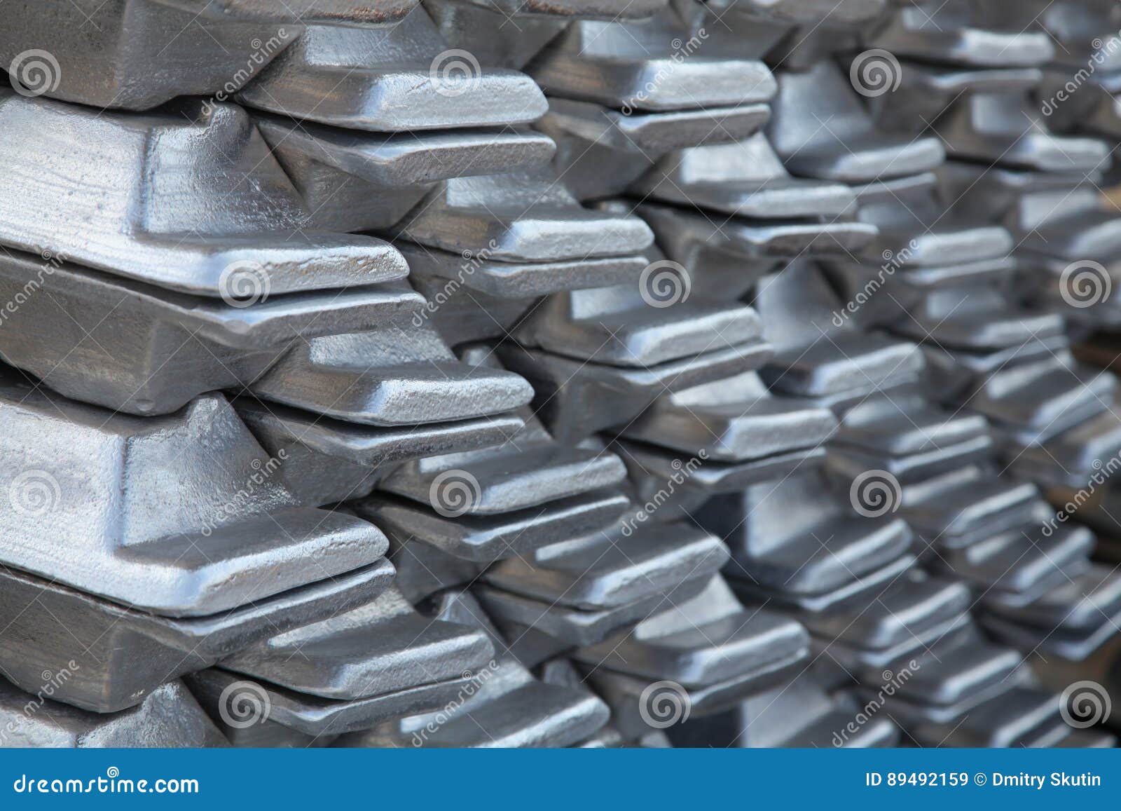 A Stack of Aluminum Casting in Stock Stock Image - Image of ...