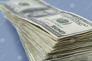 Stack of American Paper Money. Stock Photo - Image of cash, money: 5564074