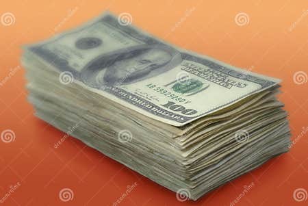 Stack of American Paper Money Stock Photo - Image of wealthy, paper ...