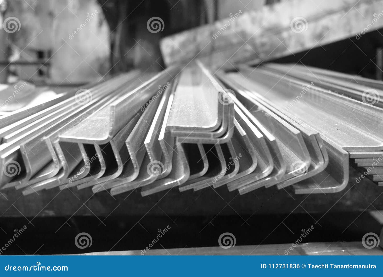 Stack of angle metal stock photo. Image of corner, industry - 112731836