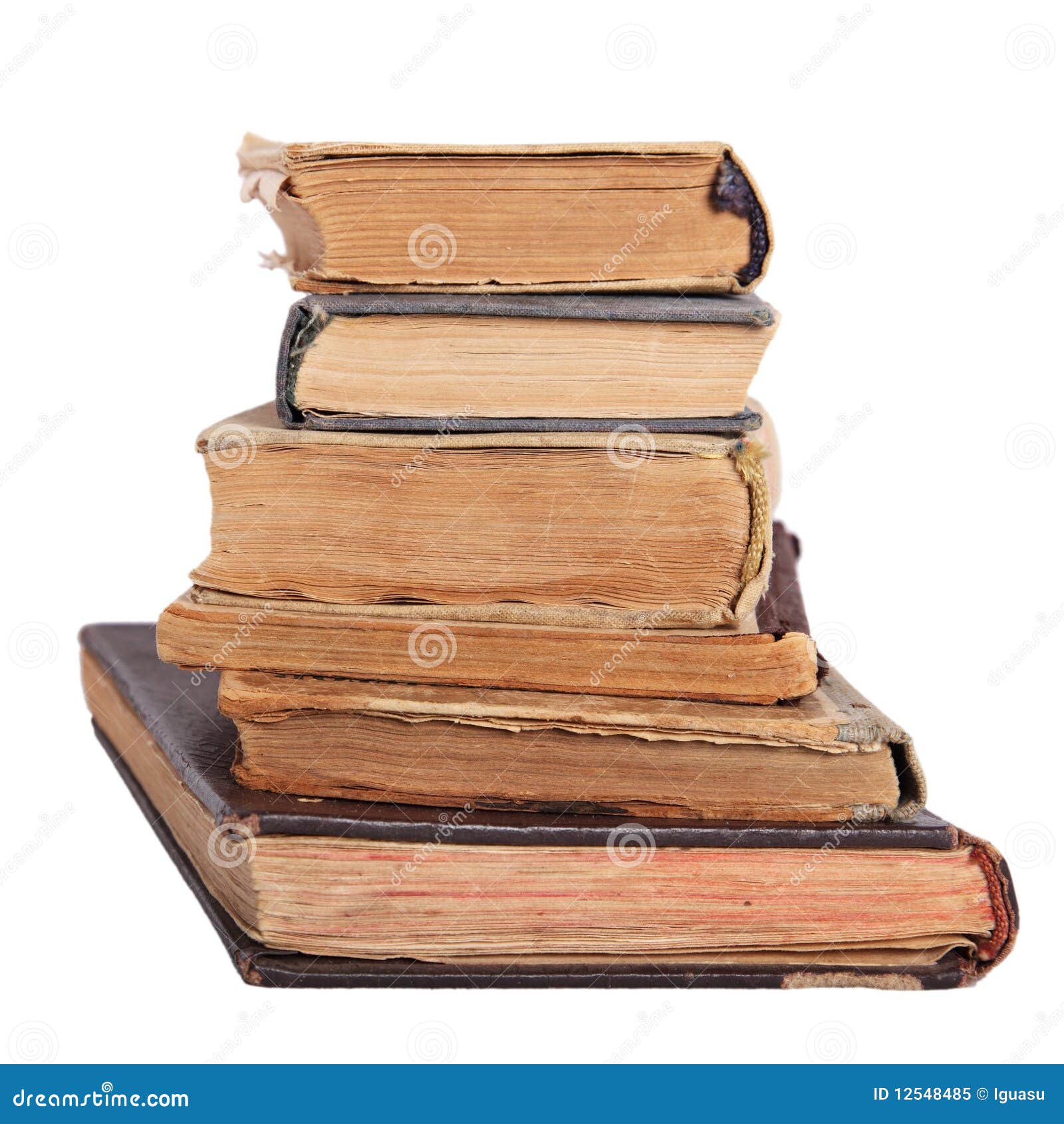 Stack of antique books stock image. Image of education - 12548485