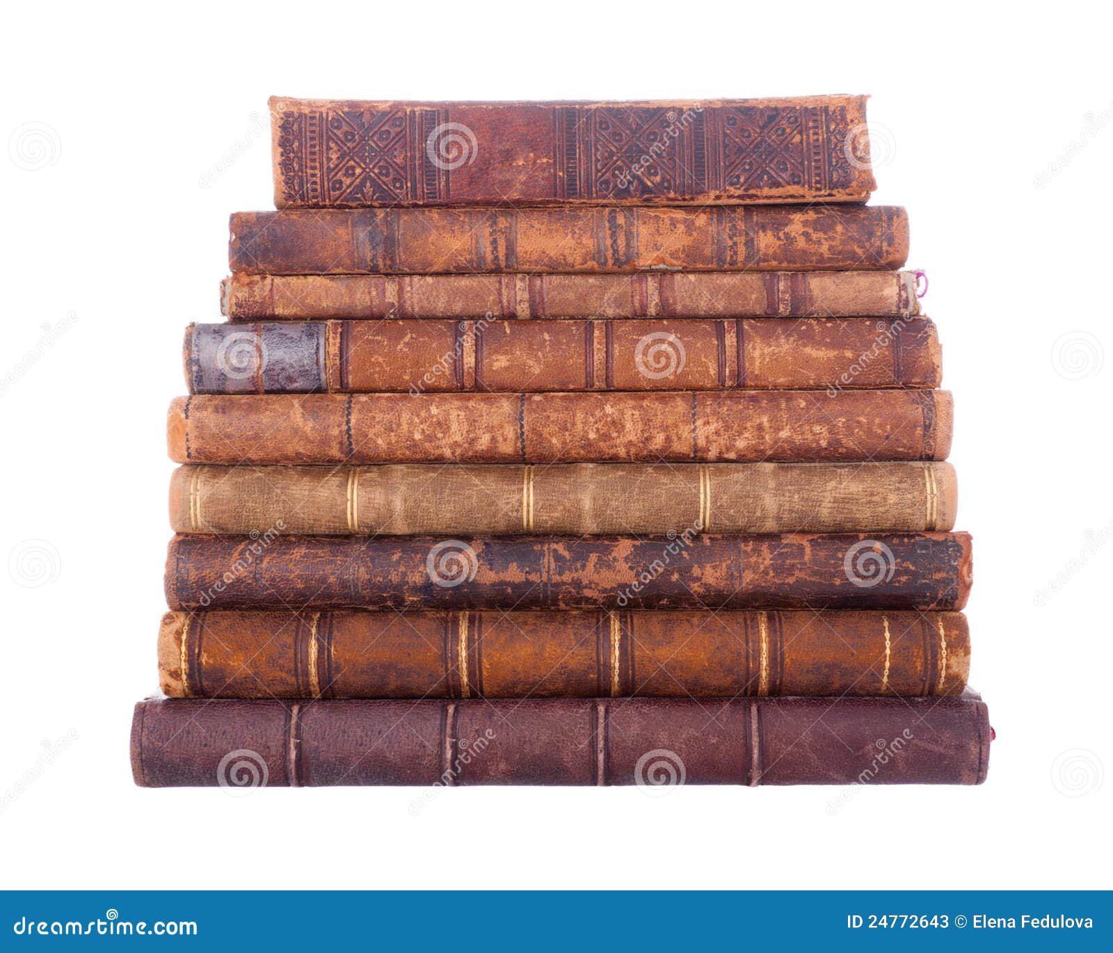Stack of antique books stock image. Image of ancient - 24772643