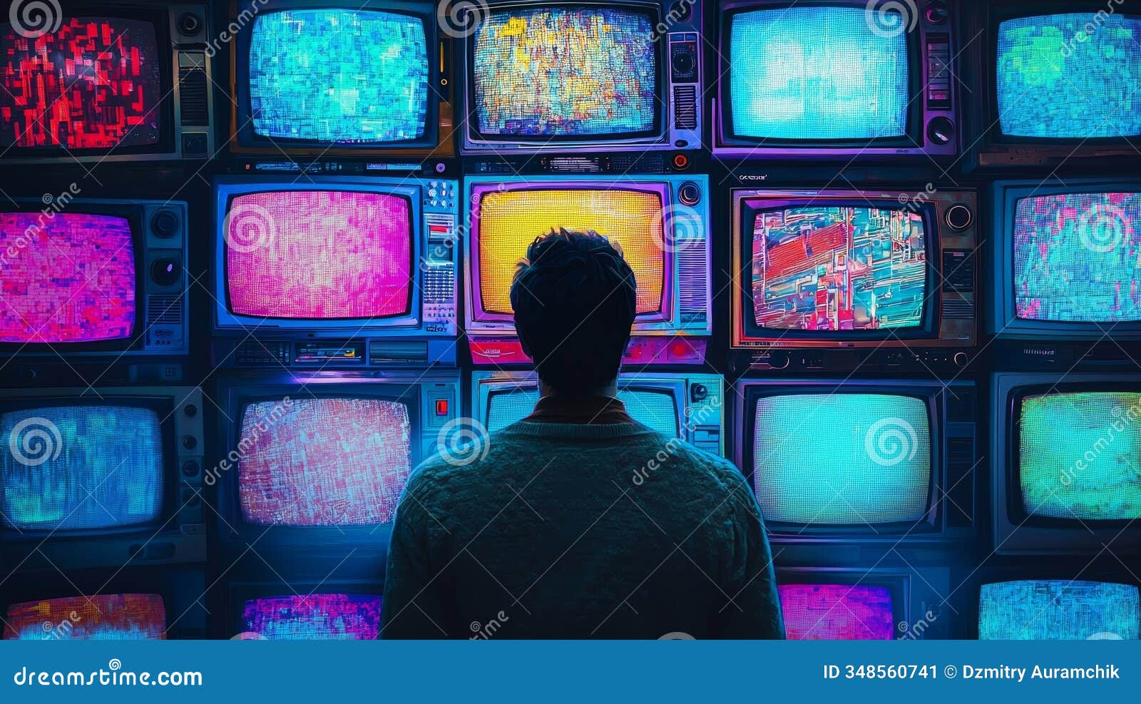 Tv Screen With Static Noise. Stock Photography | CartoonDealer.com ...