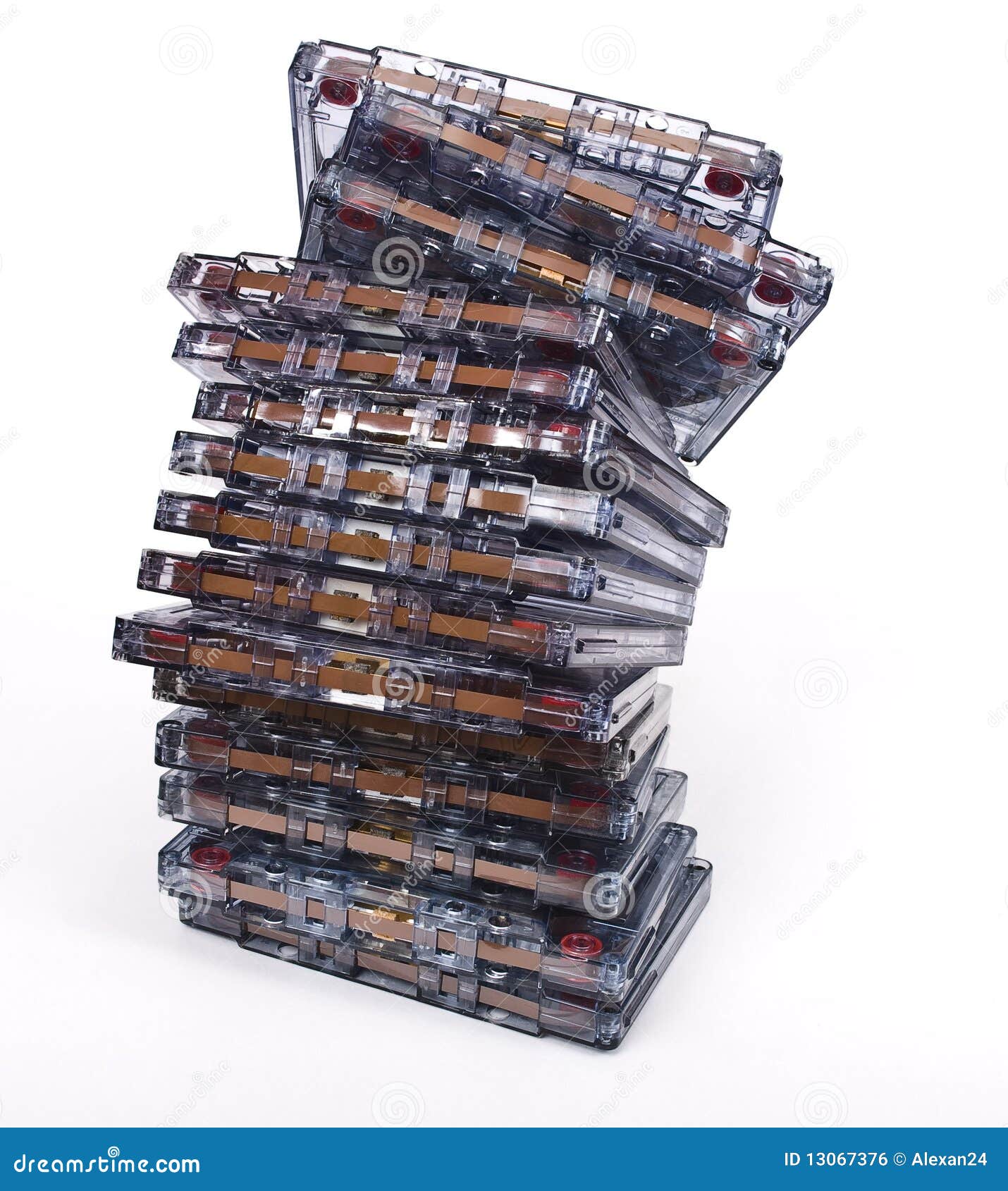 Stack Audio Cassettes Royalty-Free Stock Image | CartoonDealer.com ...