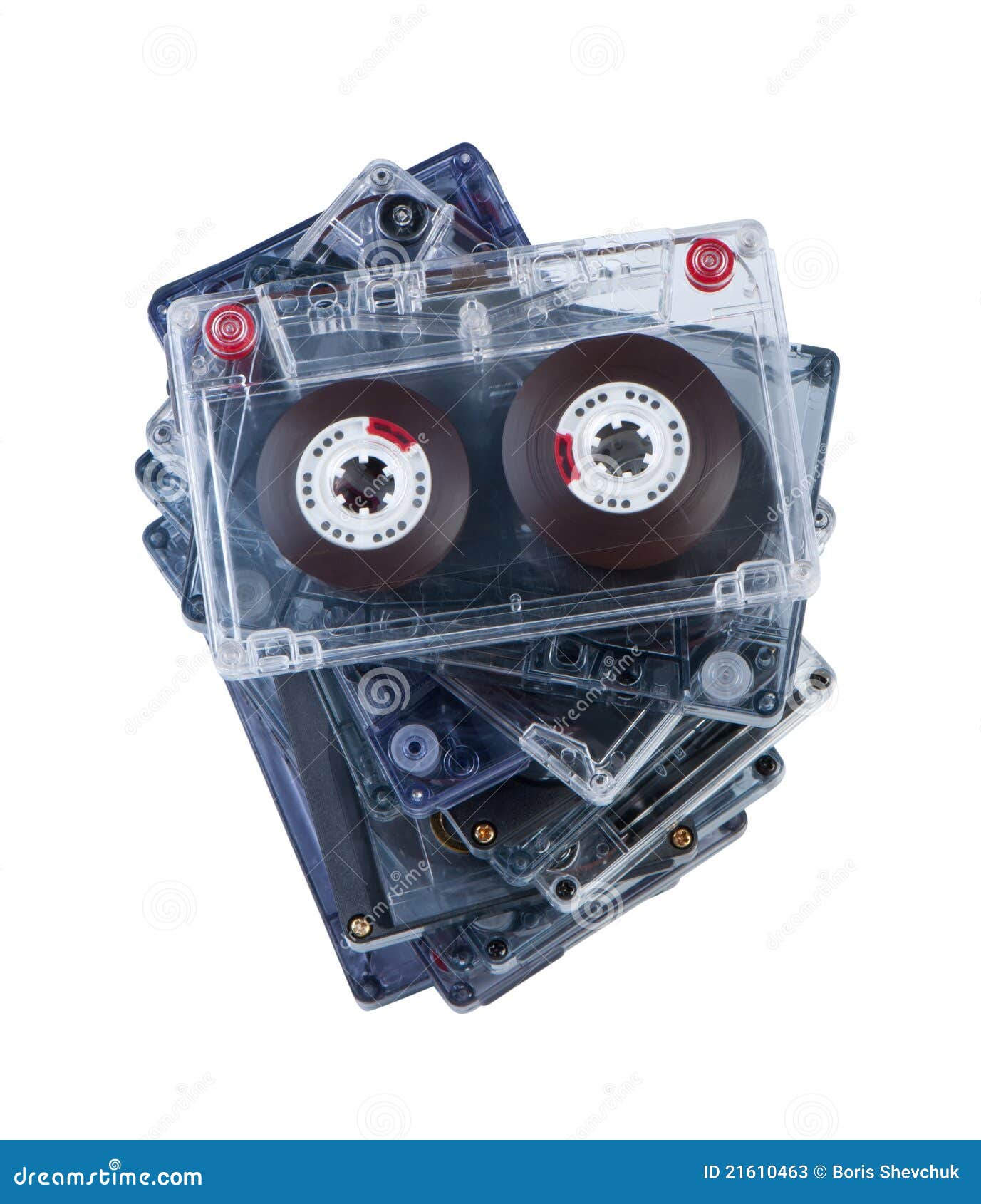 Stack Of Cassette Tapes