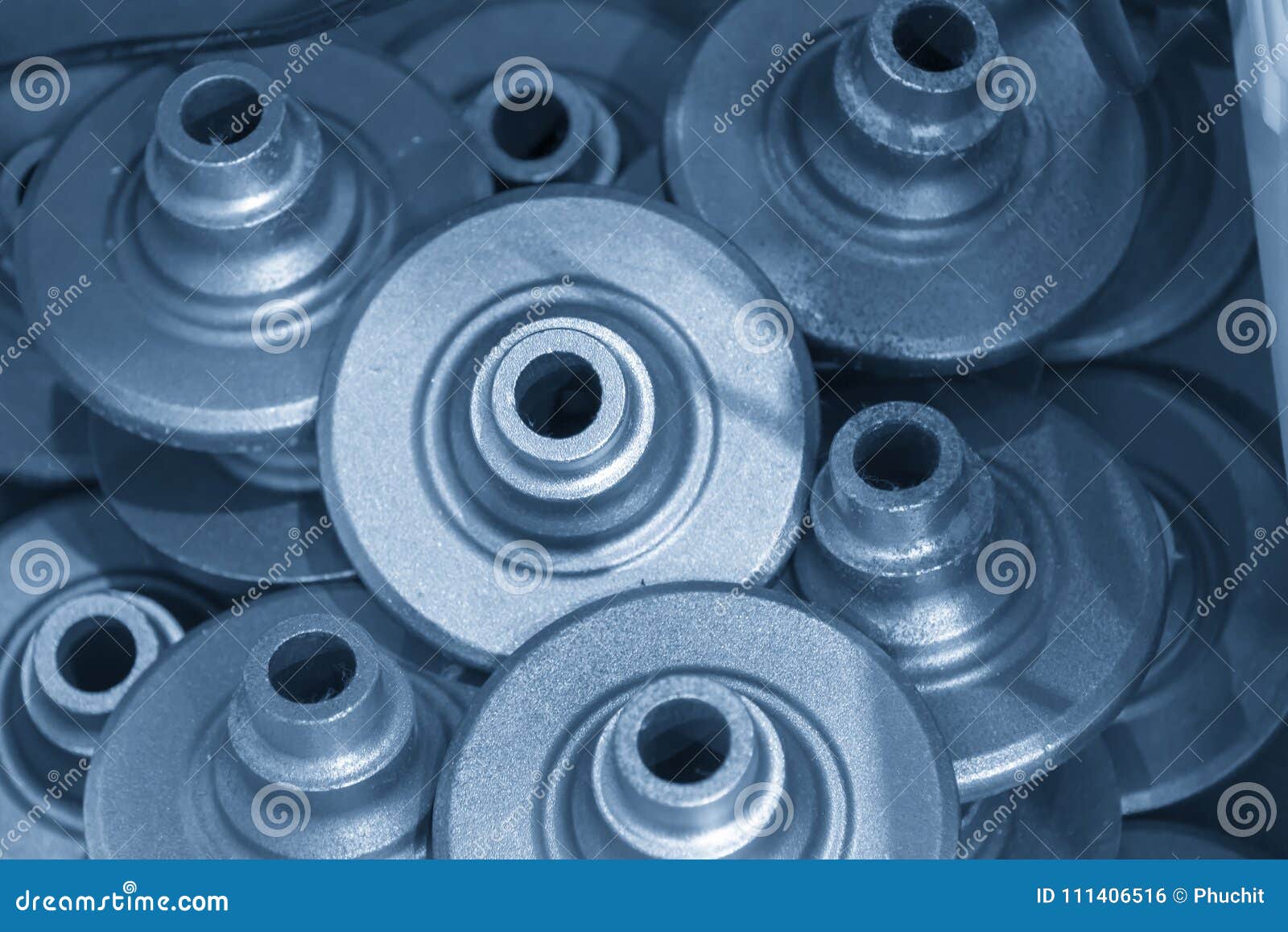 Stack Of Automotive Machined Steel Parts Stock Photography ...