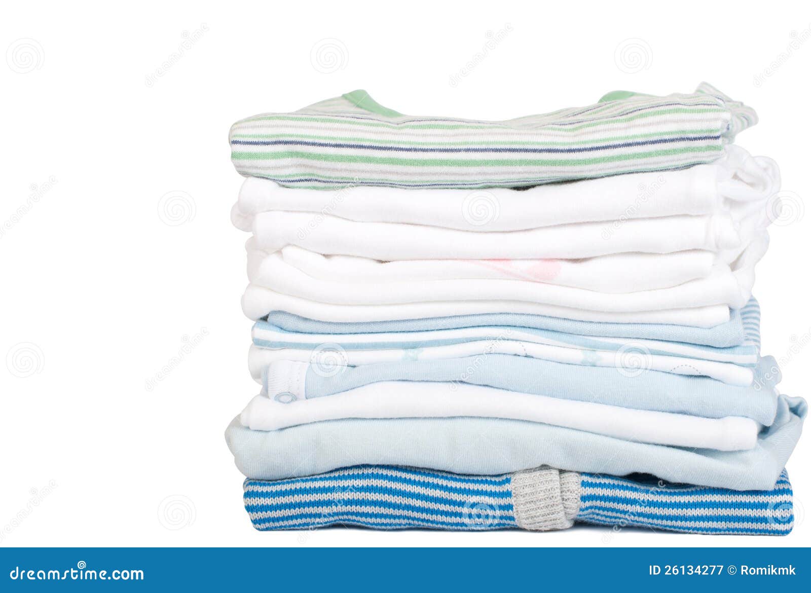A stack of baby clothes stock image. Image of blue, sweet - 26134277