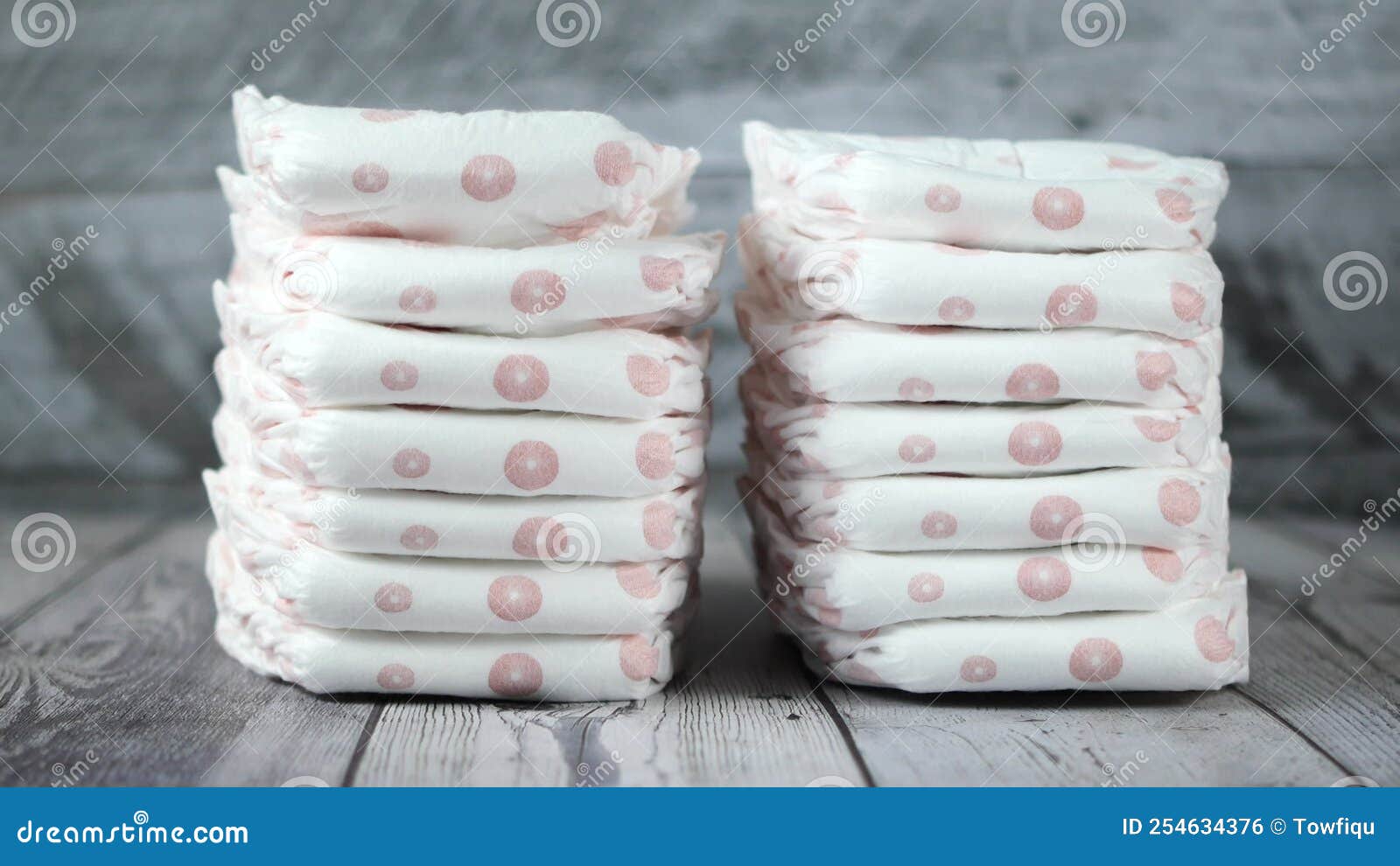 Stack of Baby Diaper on Table, Stock Footage - Video of everyday, care ...